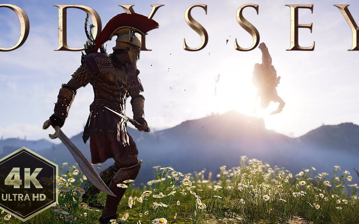 【4K】【刺客信条】奥德赛 全处决动画_单机游戏热门视频