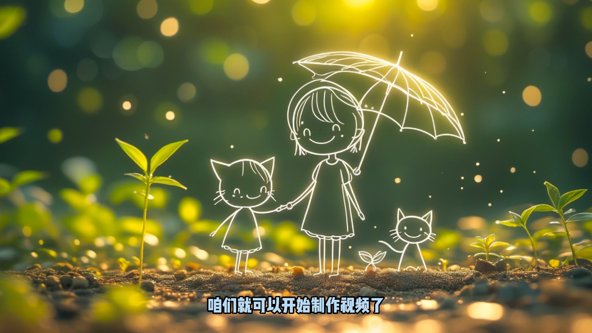 超暖心爆款治愈线条卡通动画教程