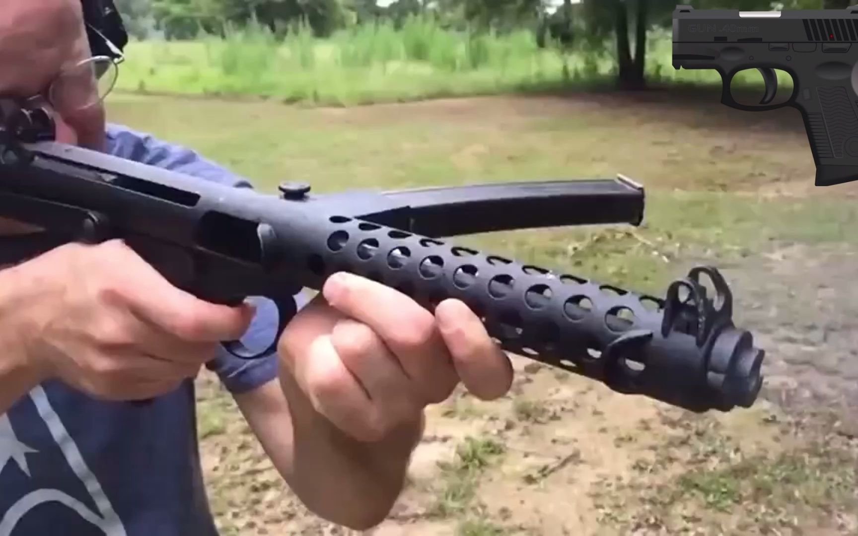 国人眼中的花机关,结构简单,射速快,深受当时部队喜欢