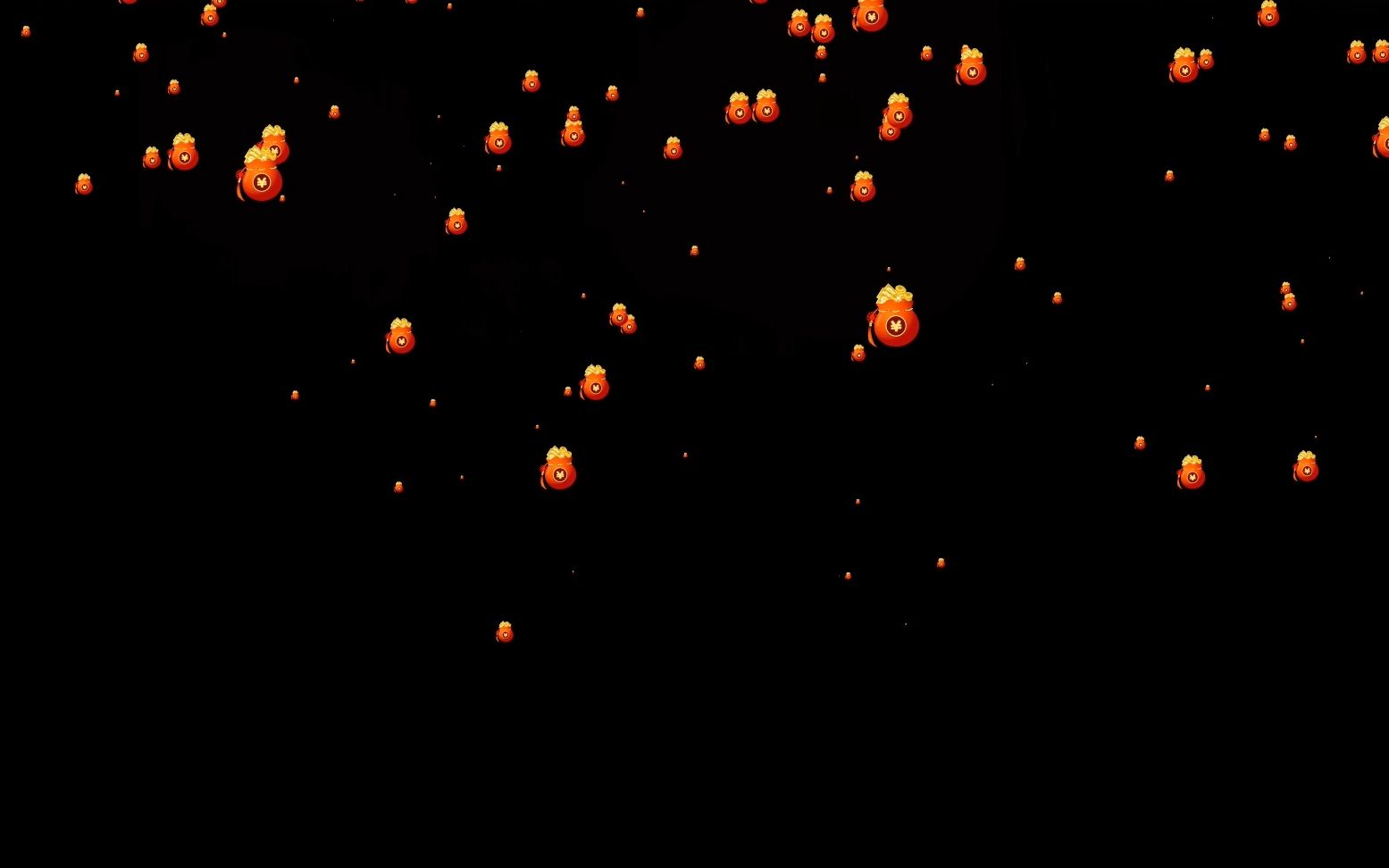 v252 2020鼠年新年春节元素发财福袋金币带通道背景视频 vj视频 晚会...