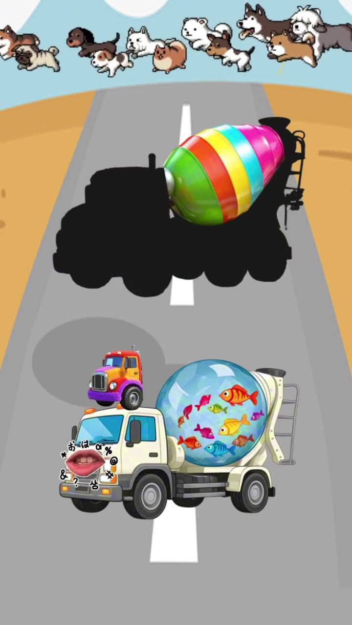 动漫:小工程车帮妈妈找回零件