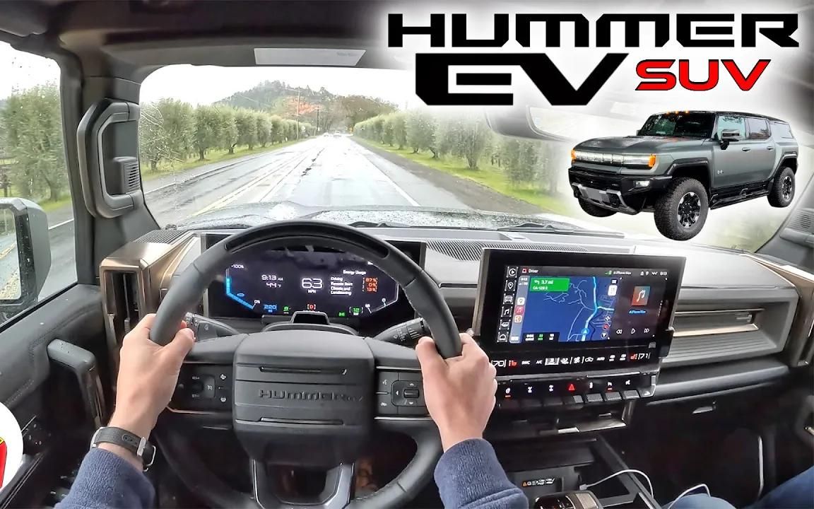 【4K第一视角】驾驶全新电动悍马 GMC Hummer EV SUV