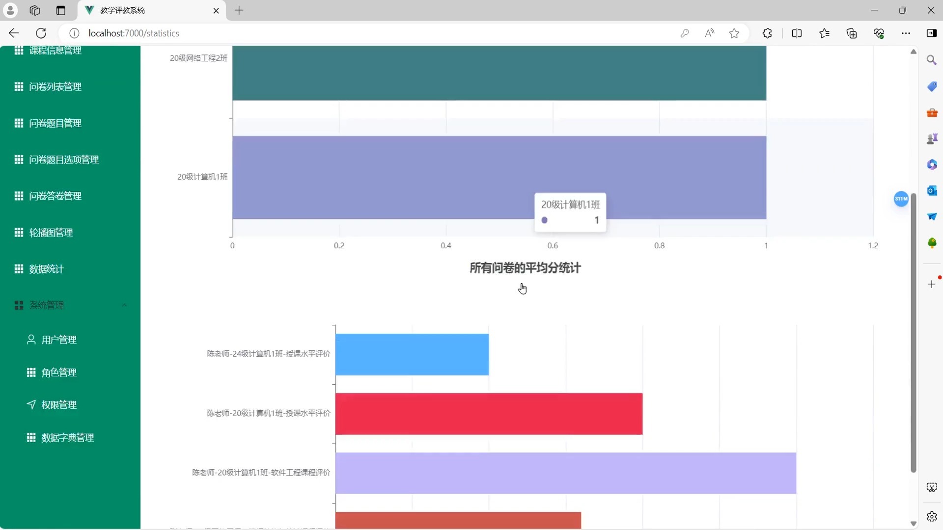Java毕设--074基于SpringBoot评教系统