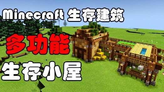 【Minecraft丨我的世界建筑教程】快速学会建造多功能生存小屋
