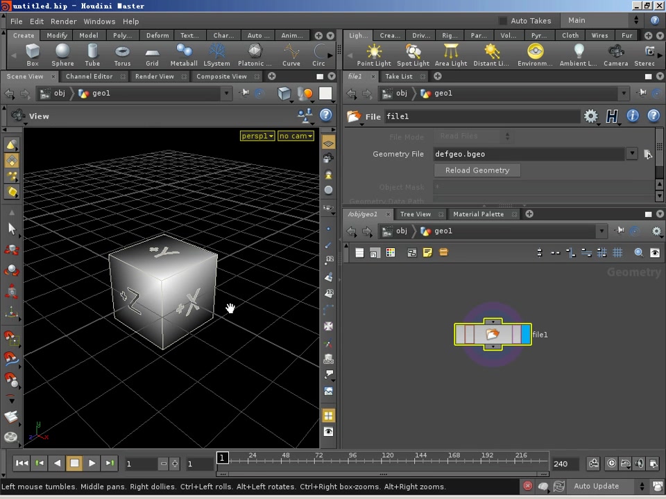 houdini 基础建模教程
