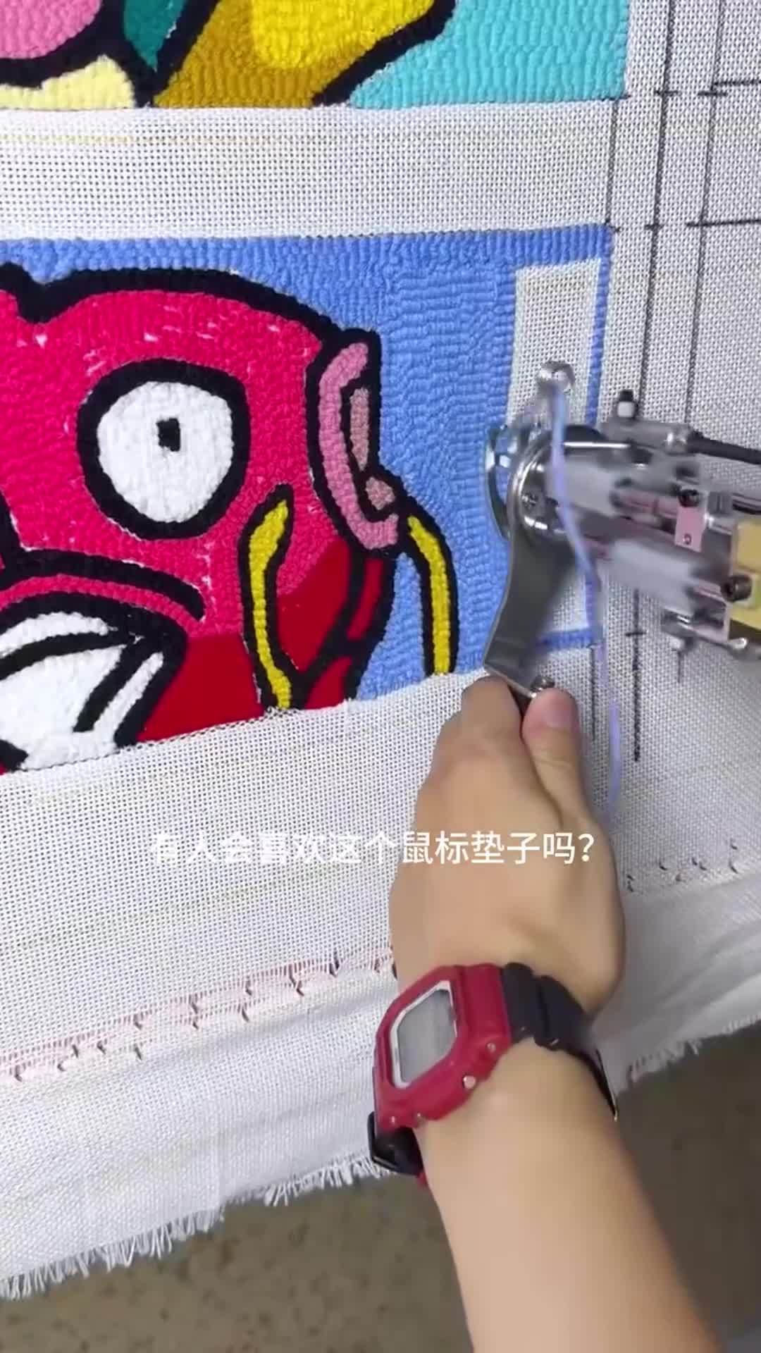 手工鼠标垫,喜欢的人是不是不多?