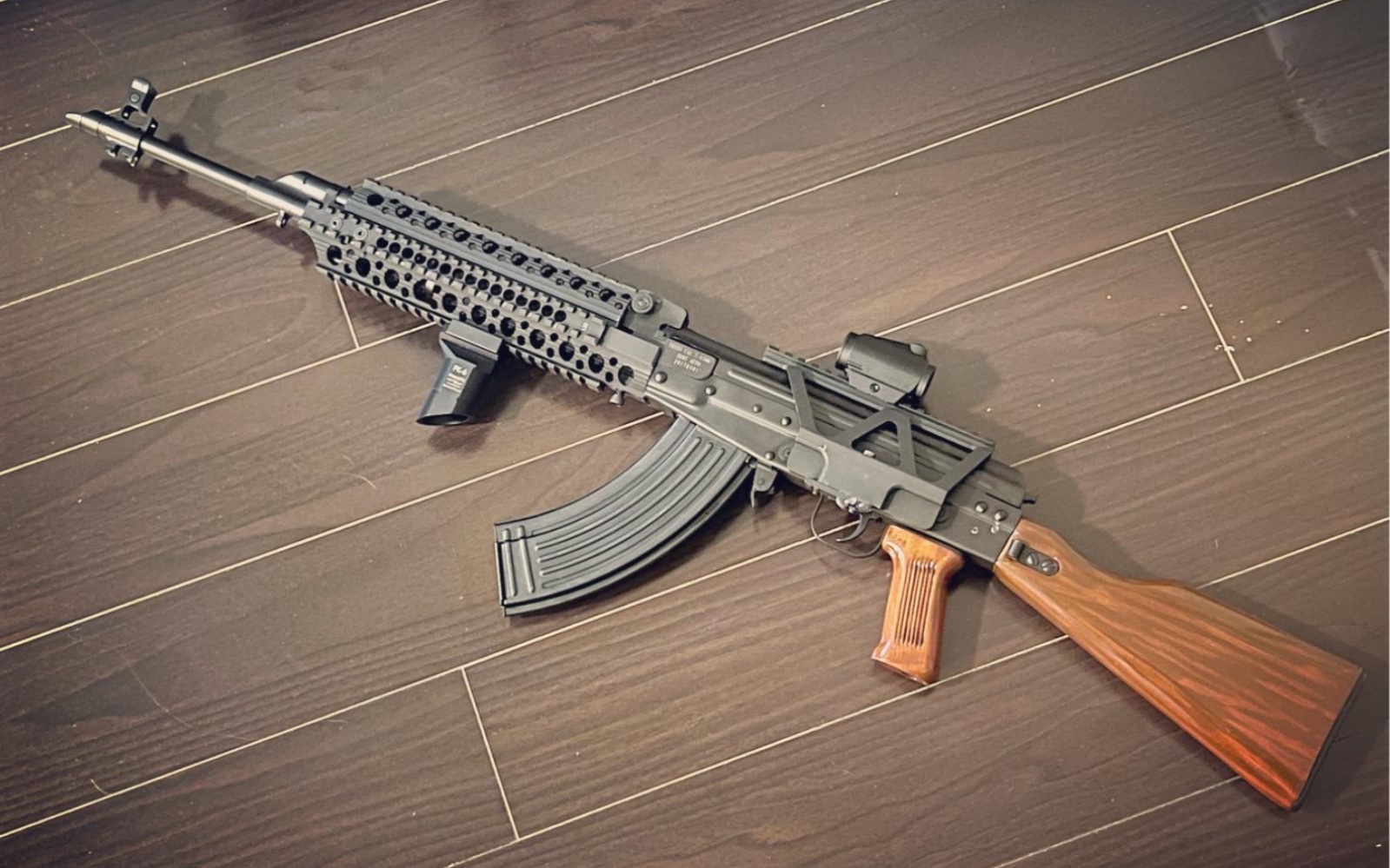 81爆改akm,靶场实弹测试