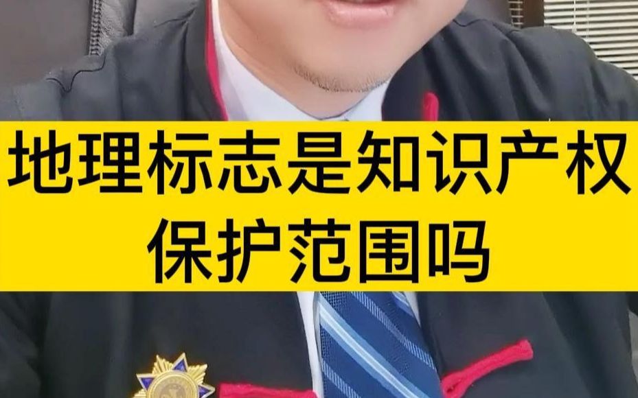 地理标志是知识产权保护范围吗