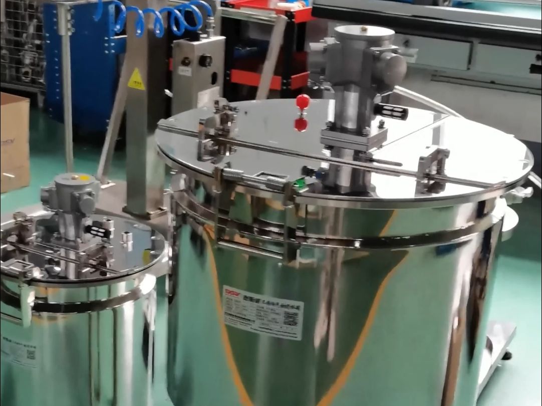 80升双层保温不锈钢气动搅拌桶