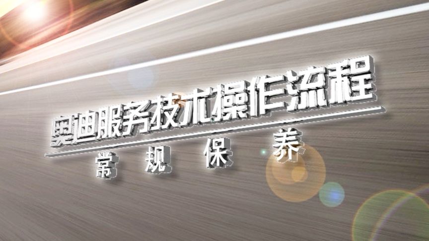 规范的保养检查是确保汽车行驶可靠安全与良好技术状态的重要保证