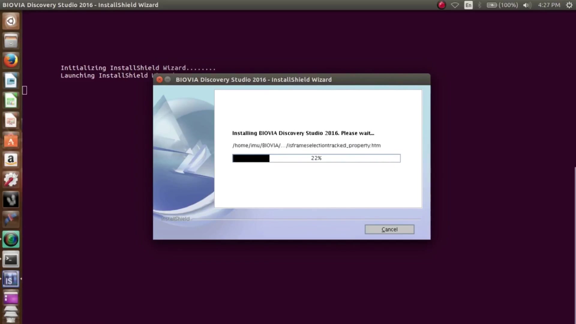 How to install Discovery Studio Visualizer in Linux OS. - YouTube