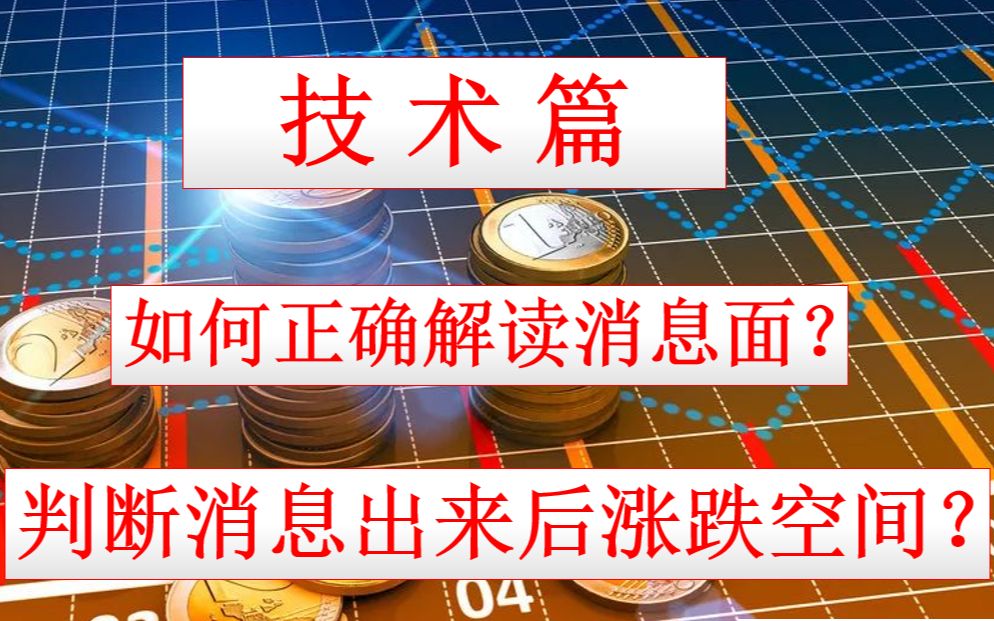 技术篇:如何正确解读消息面?判断消息出来后涨跌空间?