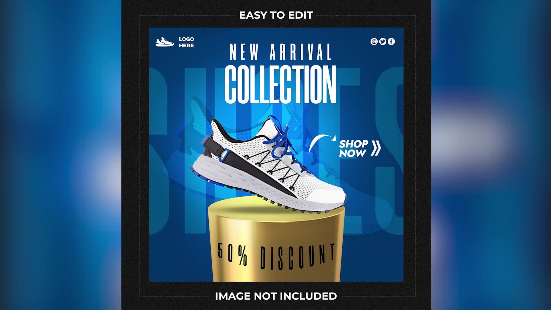 高端运动鞋电商主图模板PSD素材