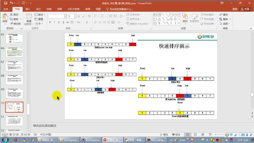 167.尚硅谷_数组-算法:快速排序的说明
