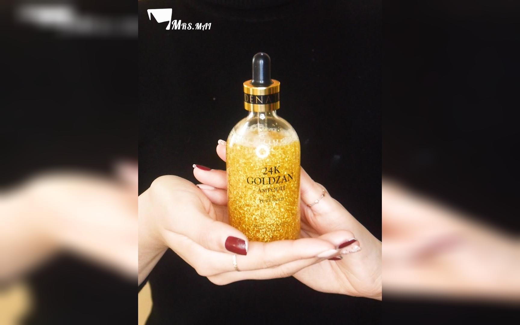 麦太太 好物试用 skinature24K黄金金箔胜肽浓缩精华液