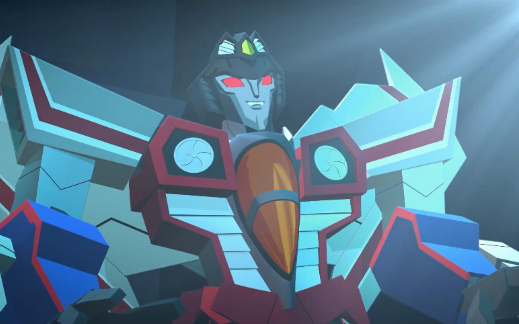 红蜘蛛融合火种源 擎天柱释放领导模块 变形金刚塞伯志 第二季第十二集