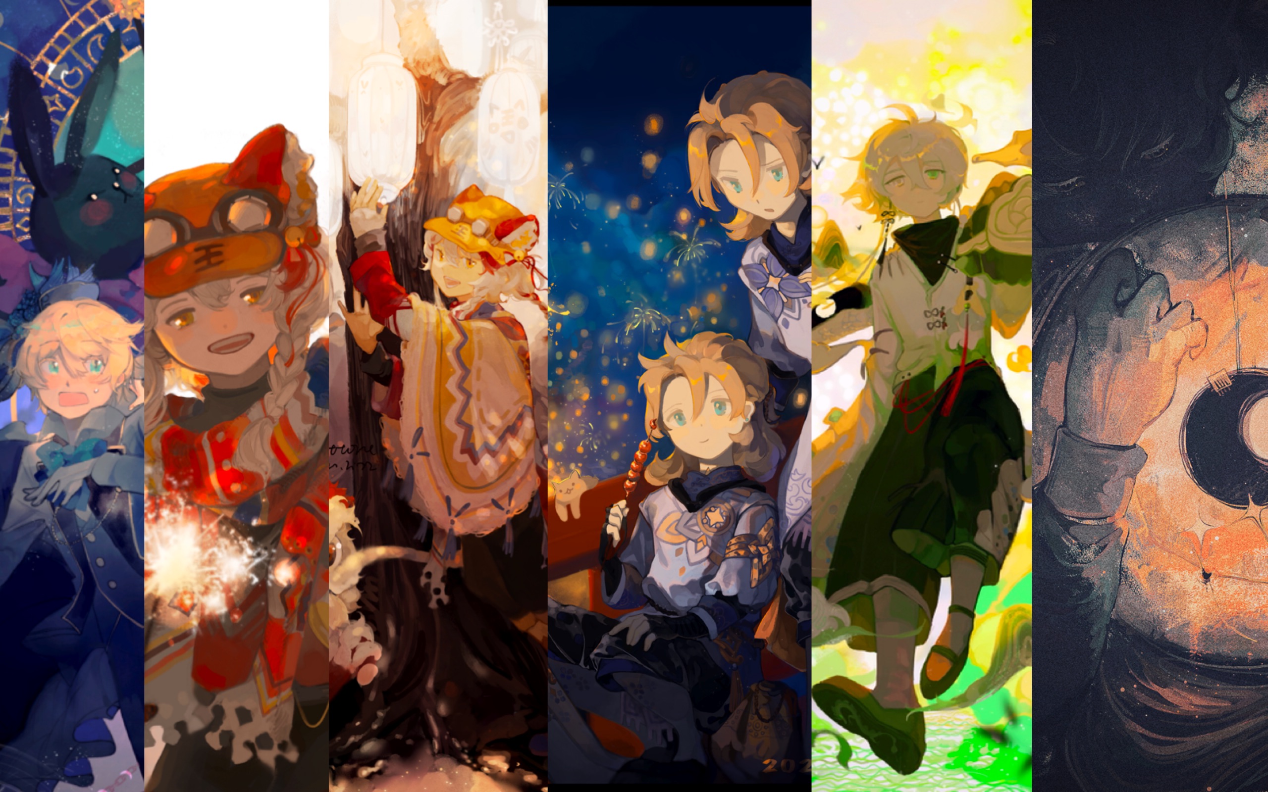 【绘画过程】3分钟看完这半年画的插图