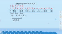 六年级下册数学身份证号码