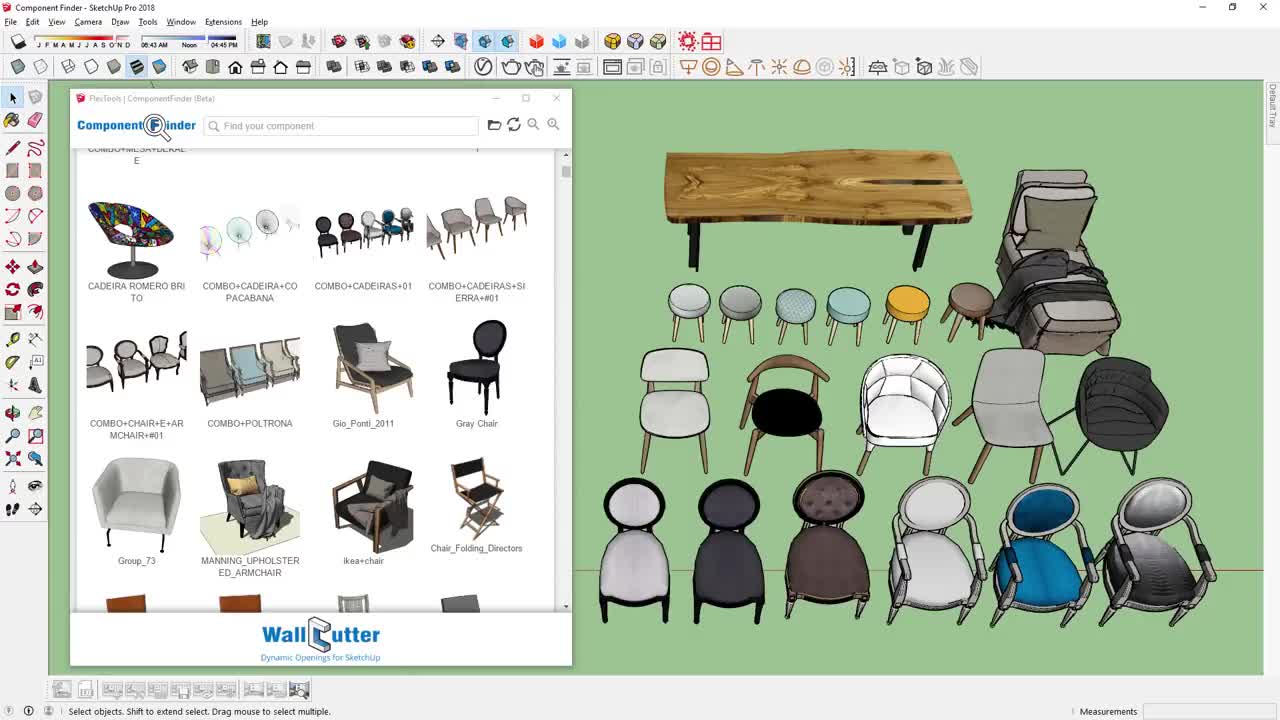 FlexTools——SU插件【ComponentFinder (Free)】