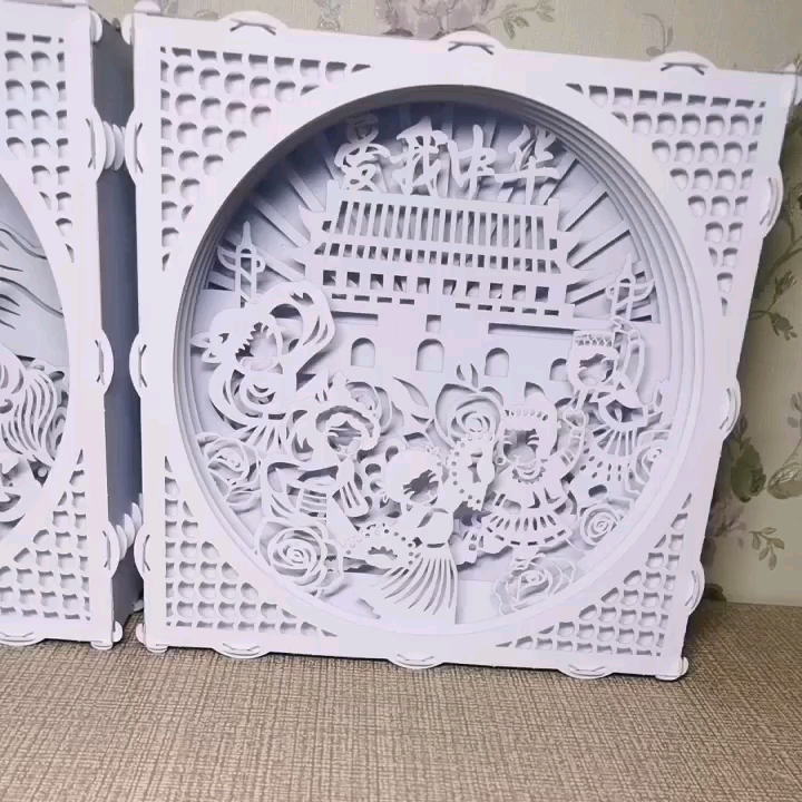 立体纸艺手工材料剪纸模型纸雕材料包