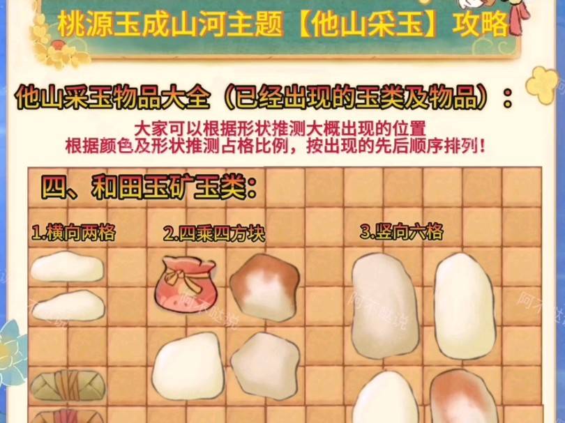 桃源他山采玉【百科全书】物品大全攻略✨!