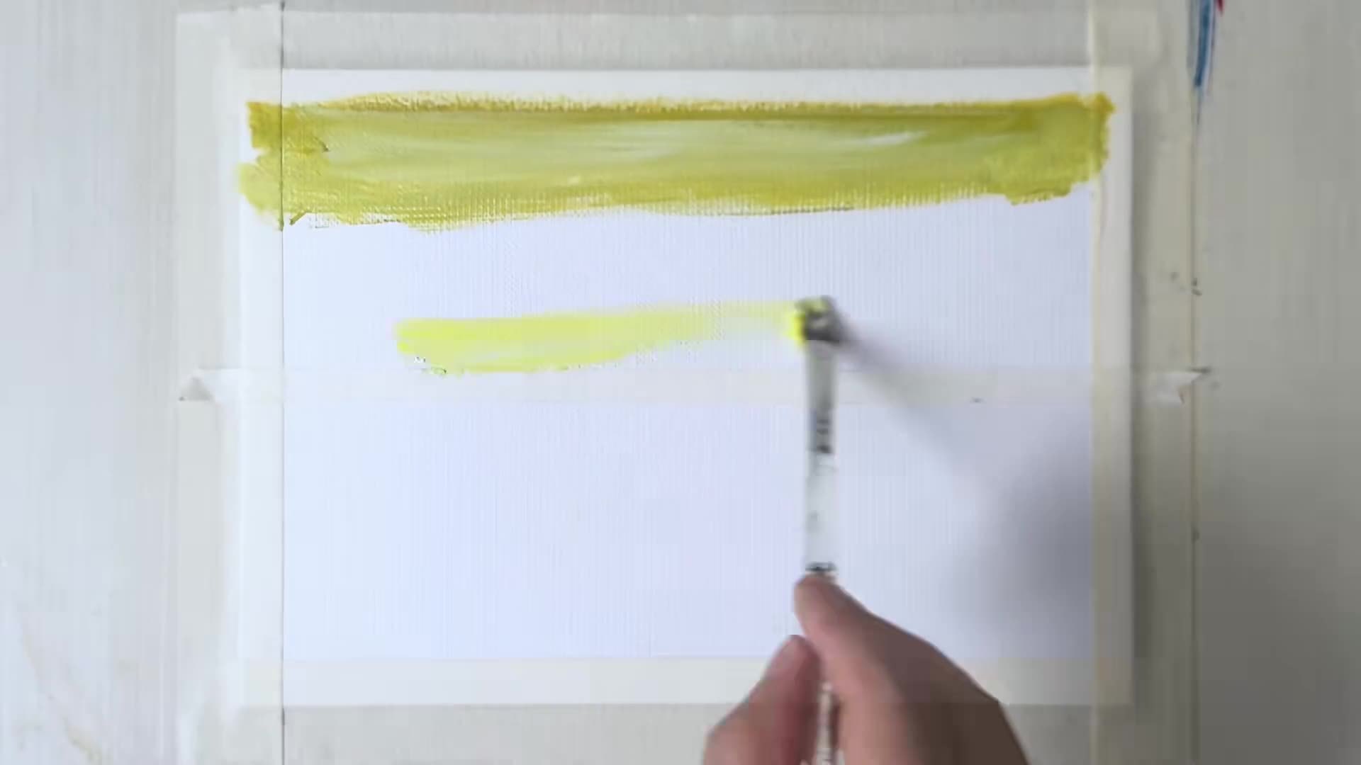 简简单单的画一幅湖边落日余晖晚霞风景,治愈系绘画|丙烯画