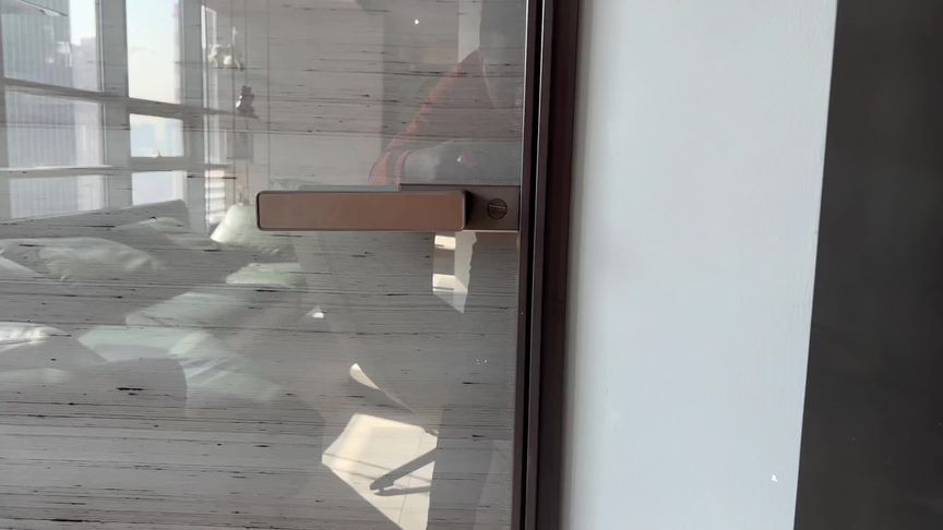 外平内开,无框门#极简门 #极简轻奢 #极简设计 #极简主义