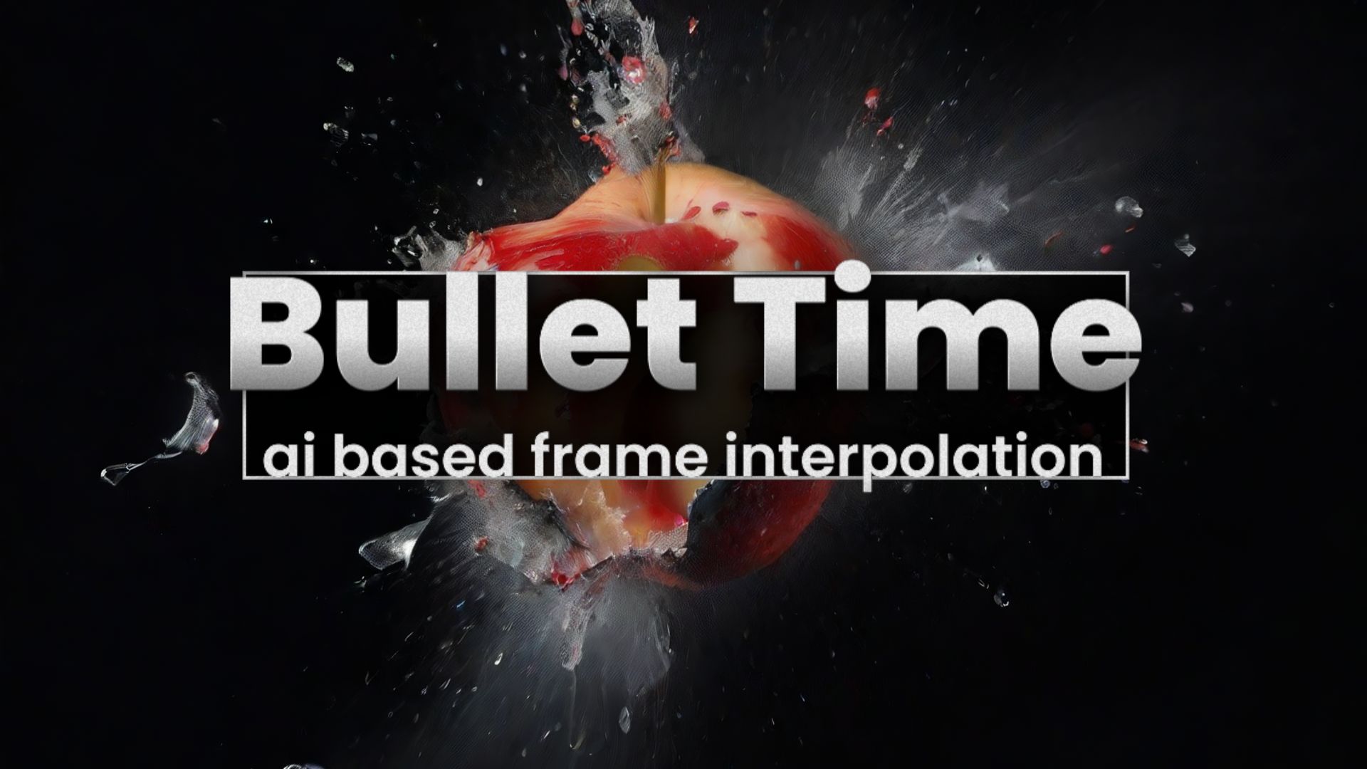 AE插件-人工智能子弹时间插帧流畅慢动作特效 Bullet Time