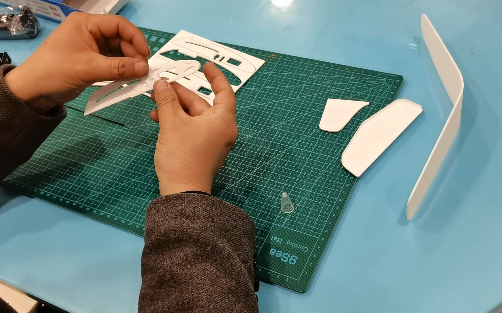 电动自由飞模型制作