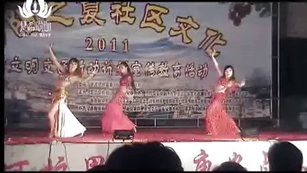 靖州梵希瑜伽馆肚皮舞《蛇舞》会员表演