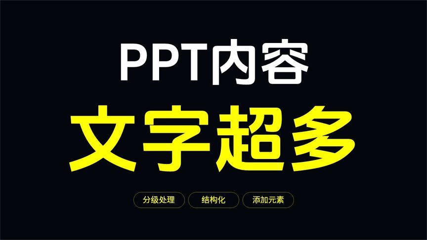 页面文字又多又丑的PPT,用图片设计之后,秒变高端!