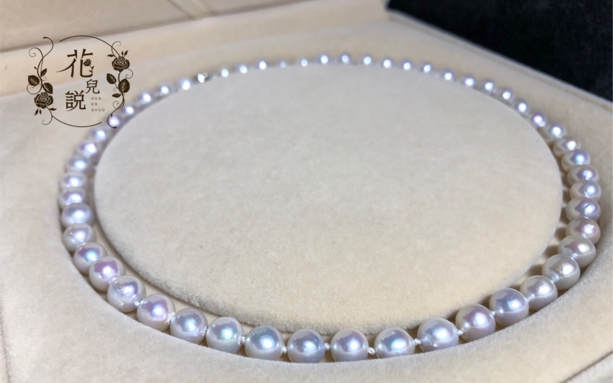 【蔡小白】珍珠项链打结简单清晰教程