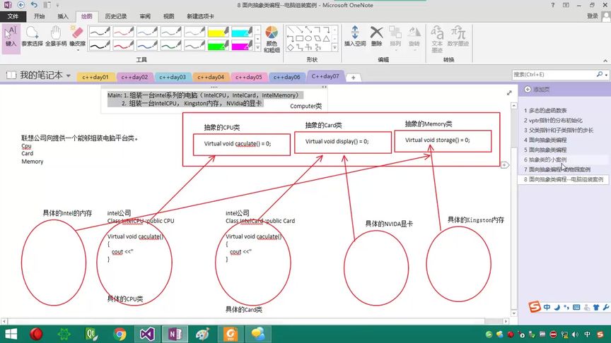 C++基础教程:第108讲,面向抽象类编程-电脑组装1