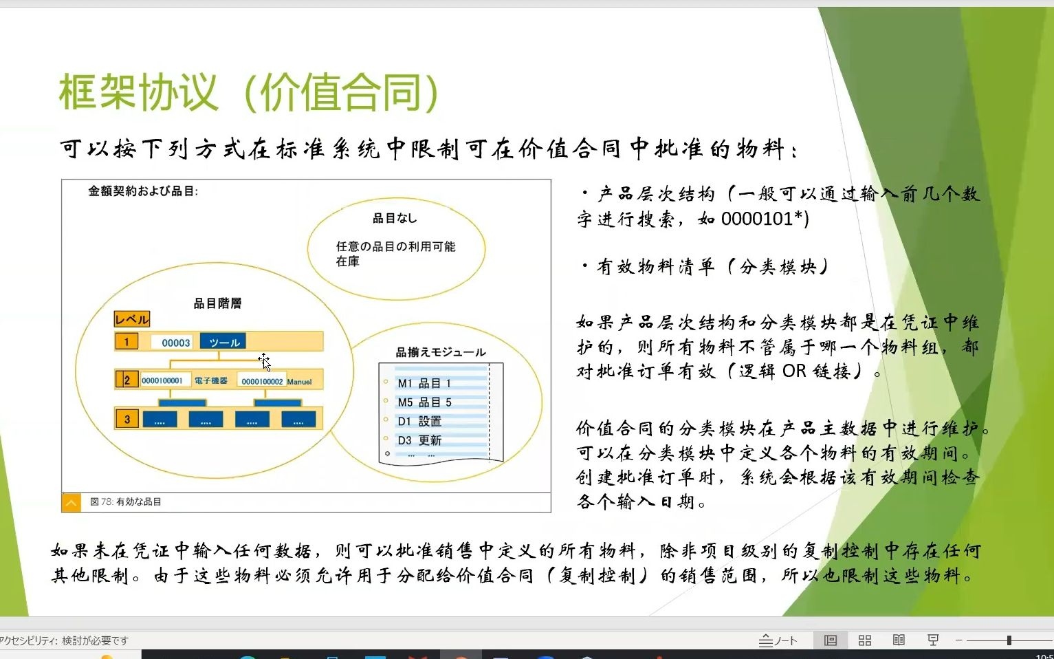 SAP SD顾问课程节选——框架协议之价值合同