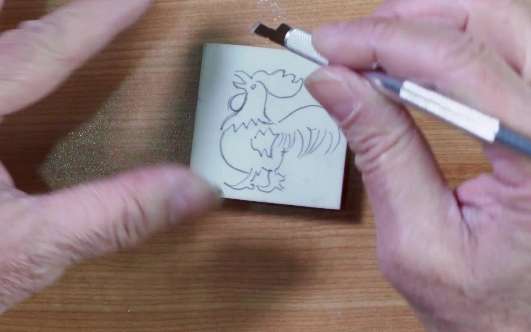 上海细刻——【指尖上的非遗慕课第四期】第03集 雕刻橡皮印章