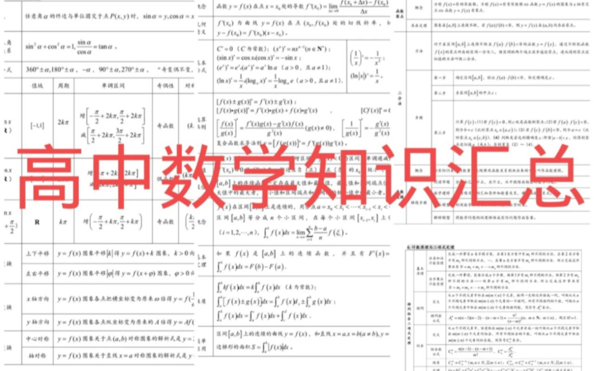 高中数学如何从90+逆袭到140+?清华学霸数学干货!