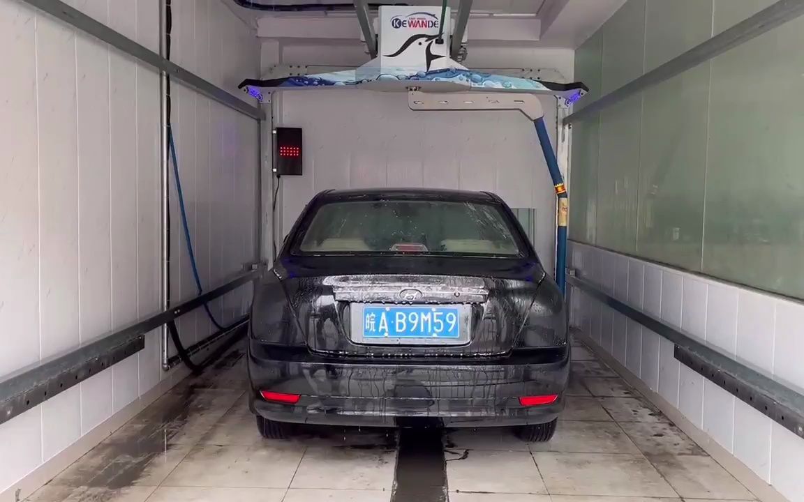 智能无人干预的无接触洗车模式真的很方便