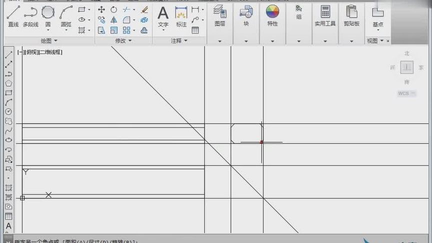 CAD入门教程之方头平键三视图画法