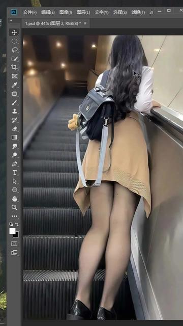 ps教你如何正确使用液化工具给小姐姐瘦腿ps教程教程创作灵感