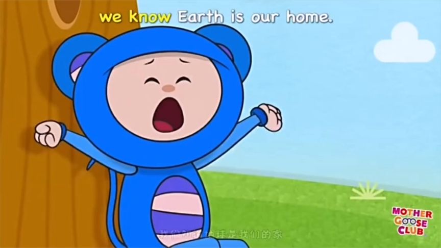 经典英语儿歌教唱《earth is our home》地球是我们的家园