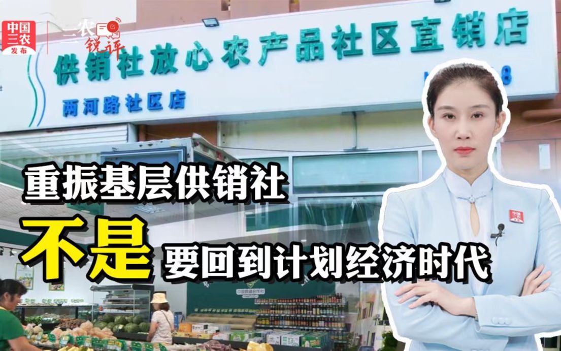 三农锐评丨重振基层供销社,不是要回到计划经济时代