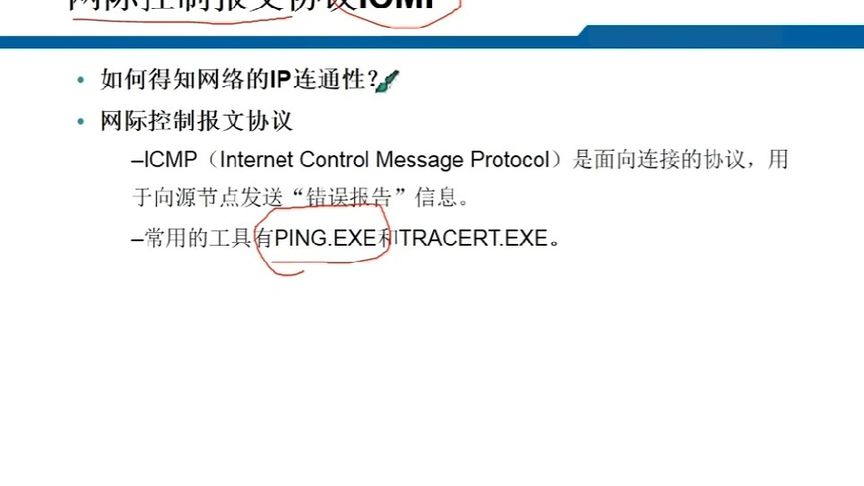 如何得知网络的IP连通性?用ICMP网际控制报文协议!