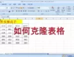 Excel 如何快速求和,克隆表格,快速合并名单