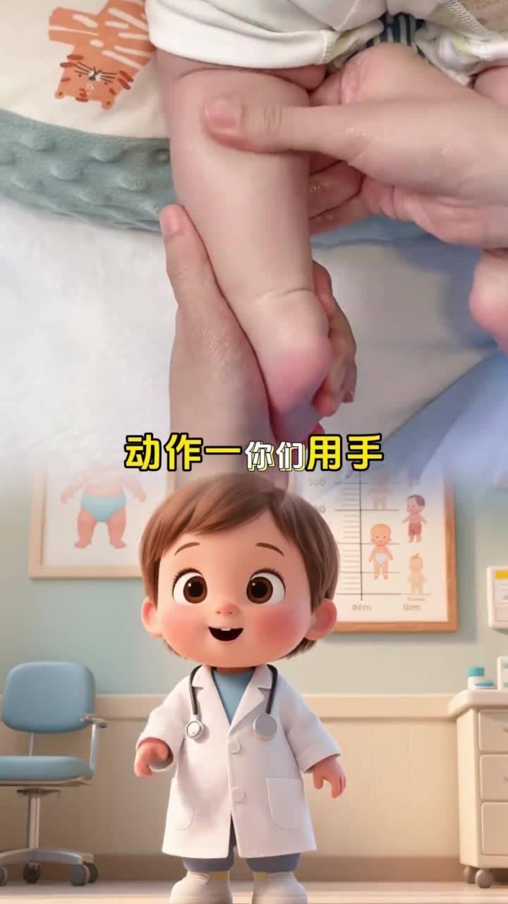 亲子:想要宝宝长高高,这几个动作每天坚持给宝宝做
