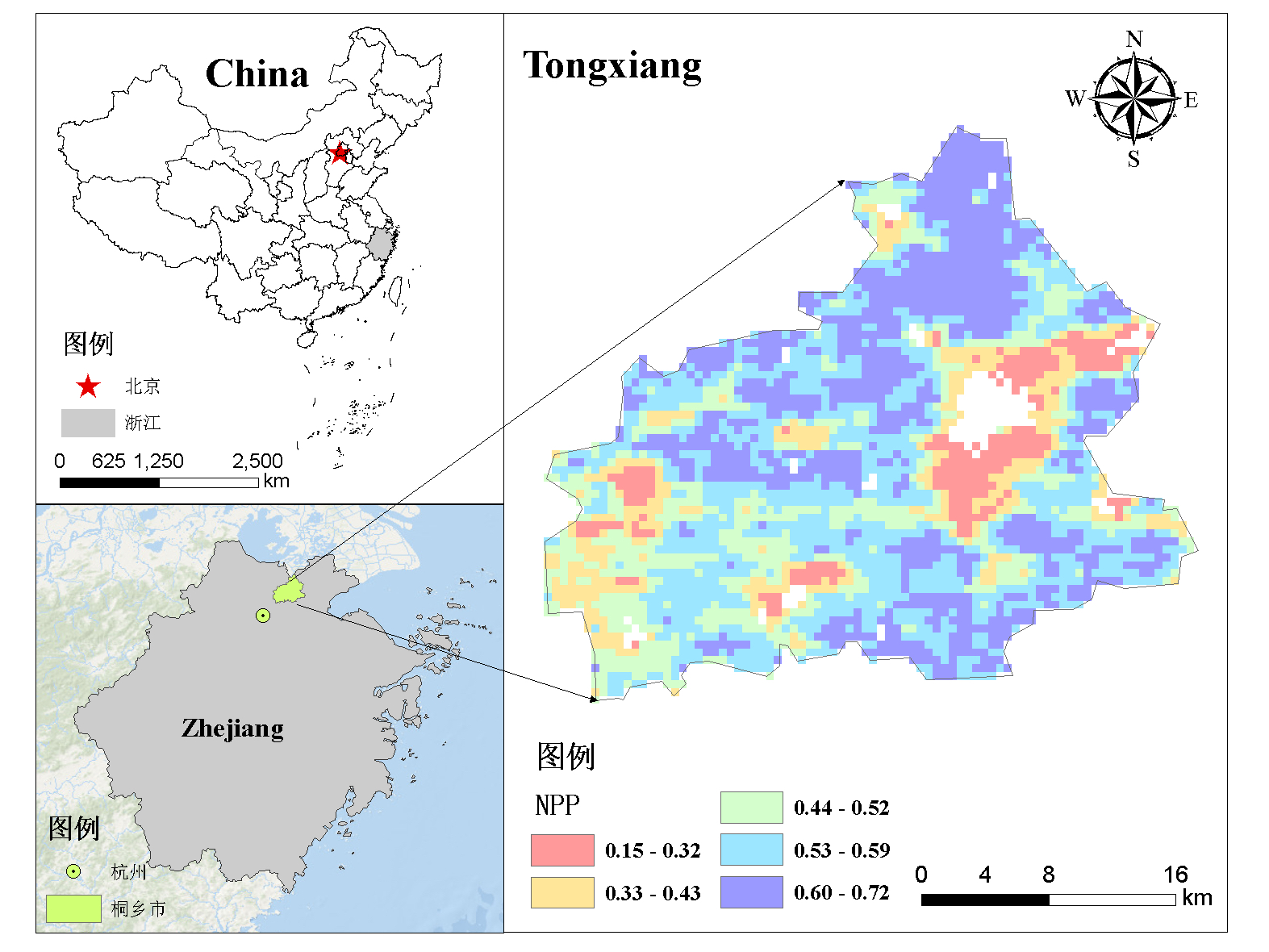 Arcgis地理区位图制作