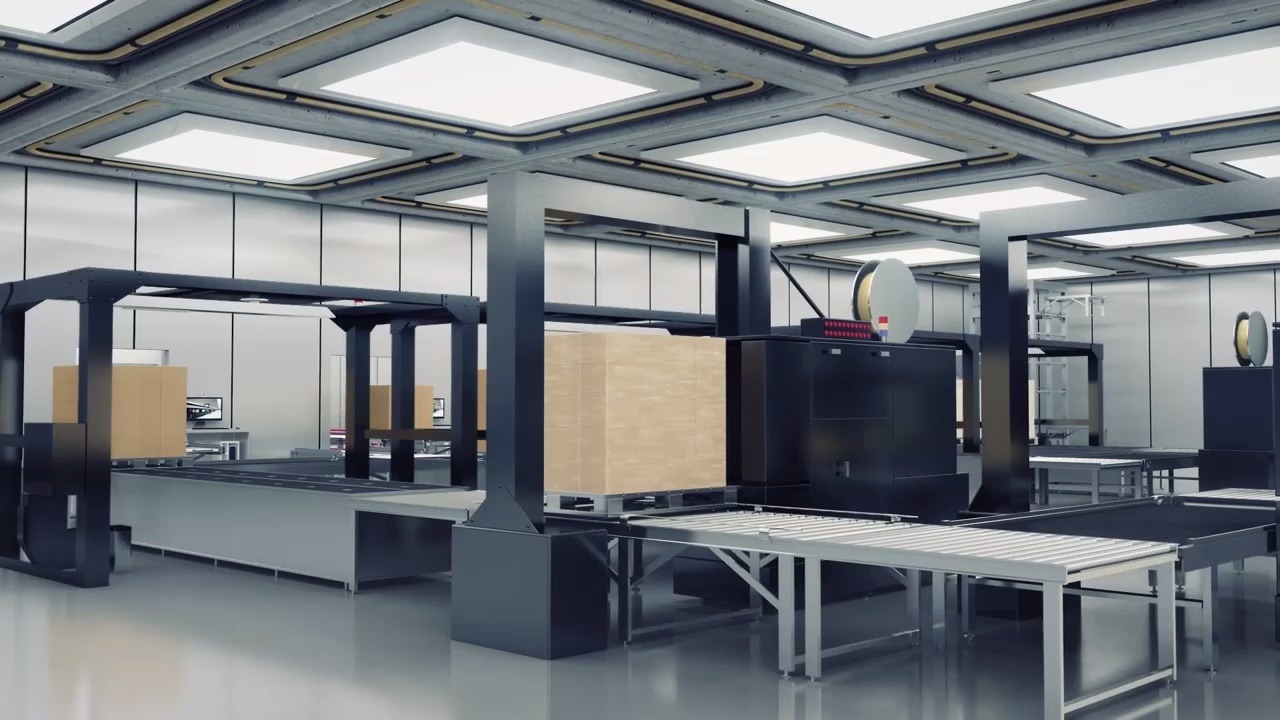 三维动画·智能仓储物流|仓储动画|品牌宣传|演示动画