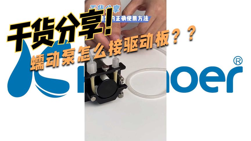 干货分享!蠕动泵不会用?接上驱动板能传输整个宇宙!