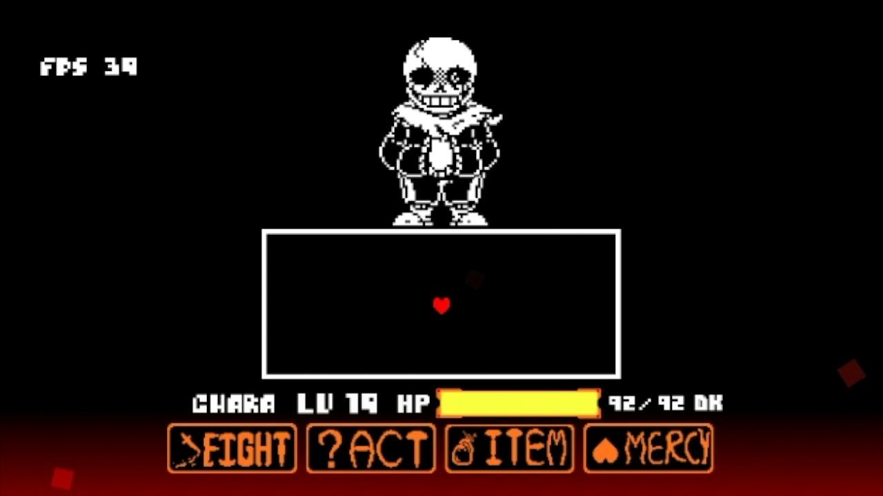 [untertale同人] ataxictale sans战通关!