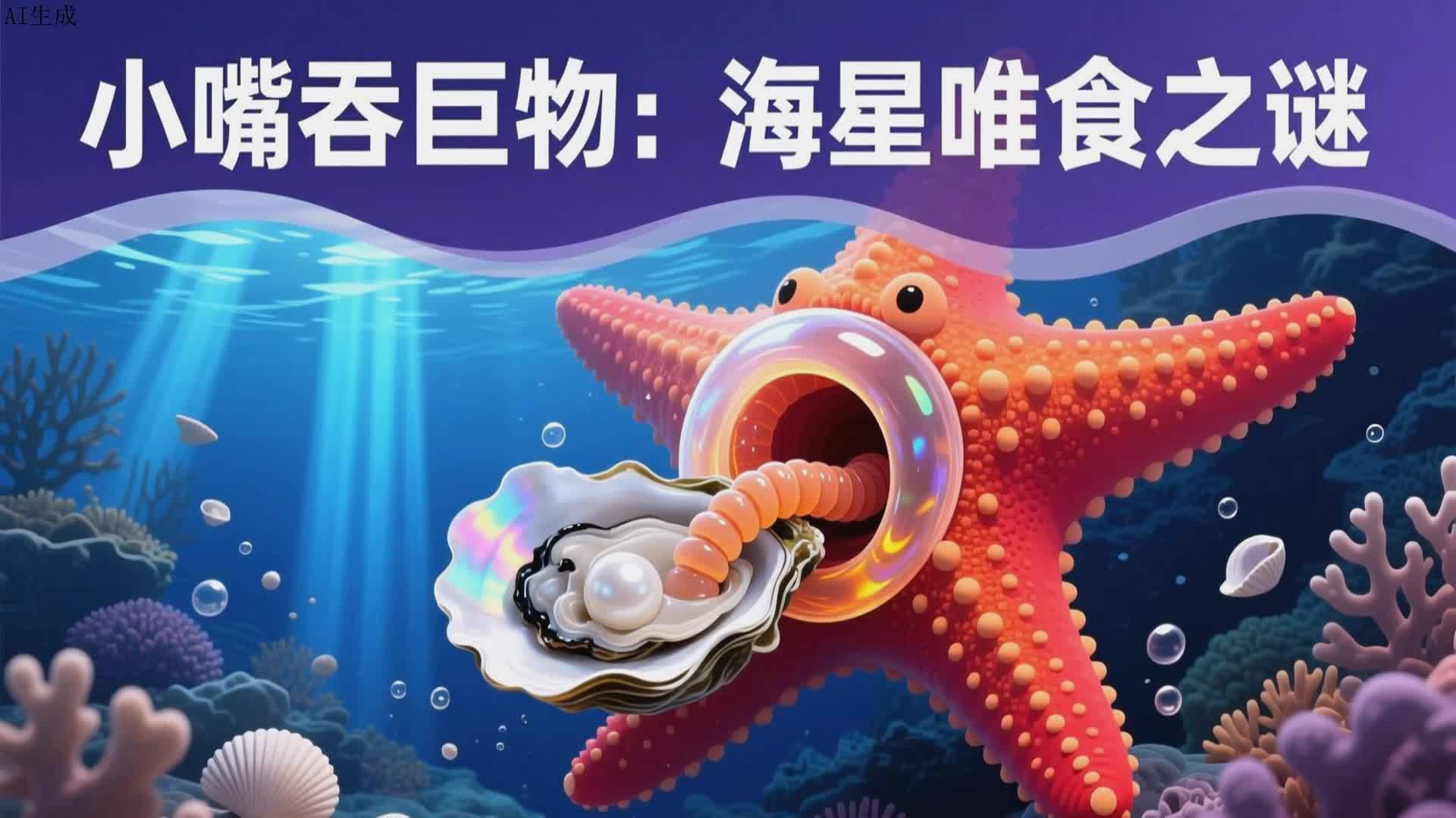 海星吞食奇观 小嘴大猎实录 奇葩生物揭秘