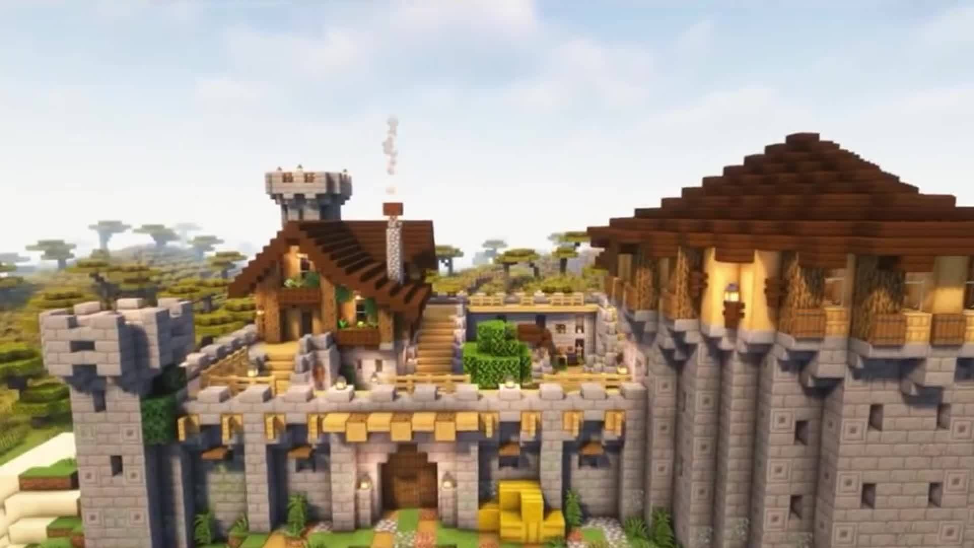 史诗级城堡诞生!MC创意建筑巅峰之作,每个细节都令人惊叹